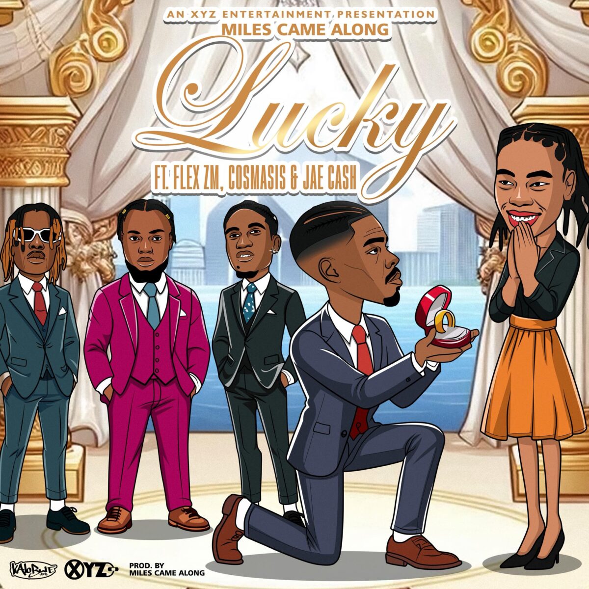 Miles Came Along ft. Flex Zm, Jae Cash & Cosmasis - Lucky - Zedscoop